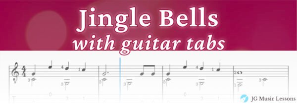 Jingle Bells - guitar chords, guitar tabs, and fingerstyle arrangement ...