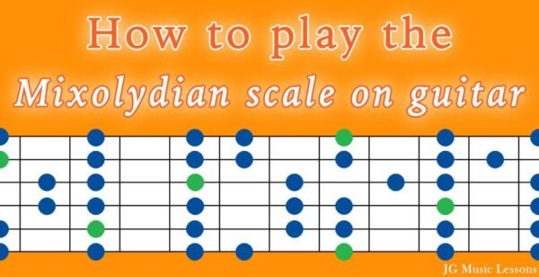 How to play the Mixolydian scale on guitar (with application examples ...