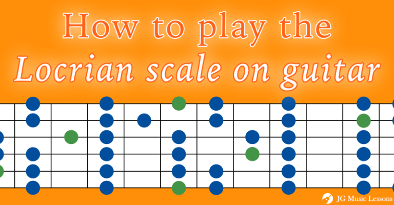 How to play the Locrian scale on guitar (with application examples ...